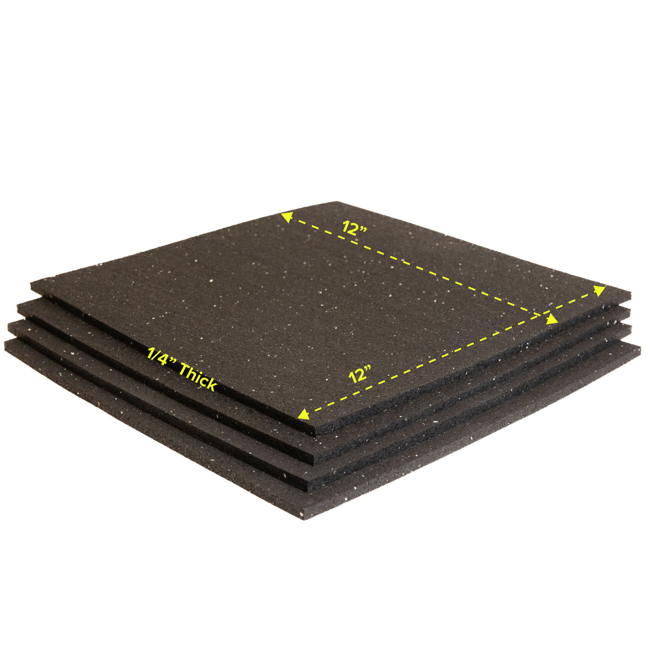 12x12 Rubber Support Pad (4-pack) – MIRO-CG Rooftop Supports