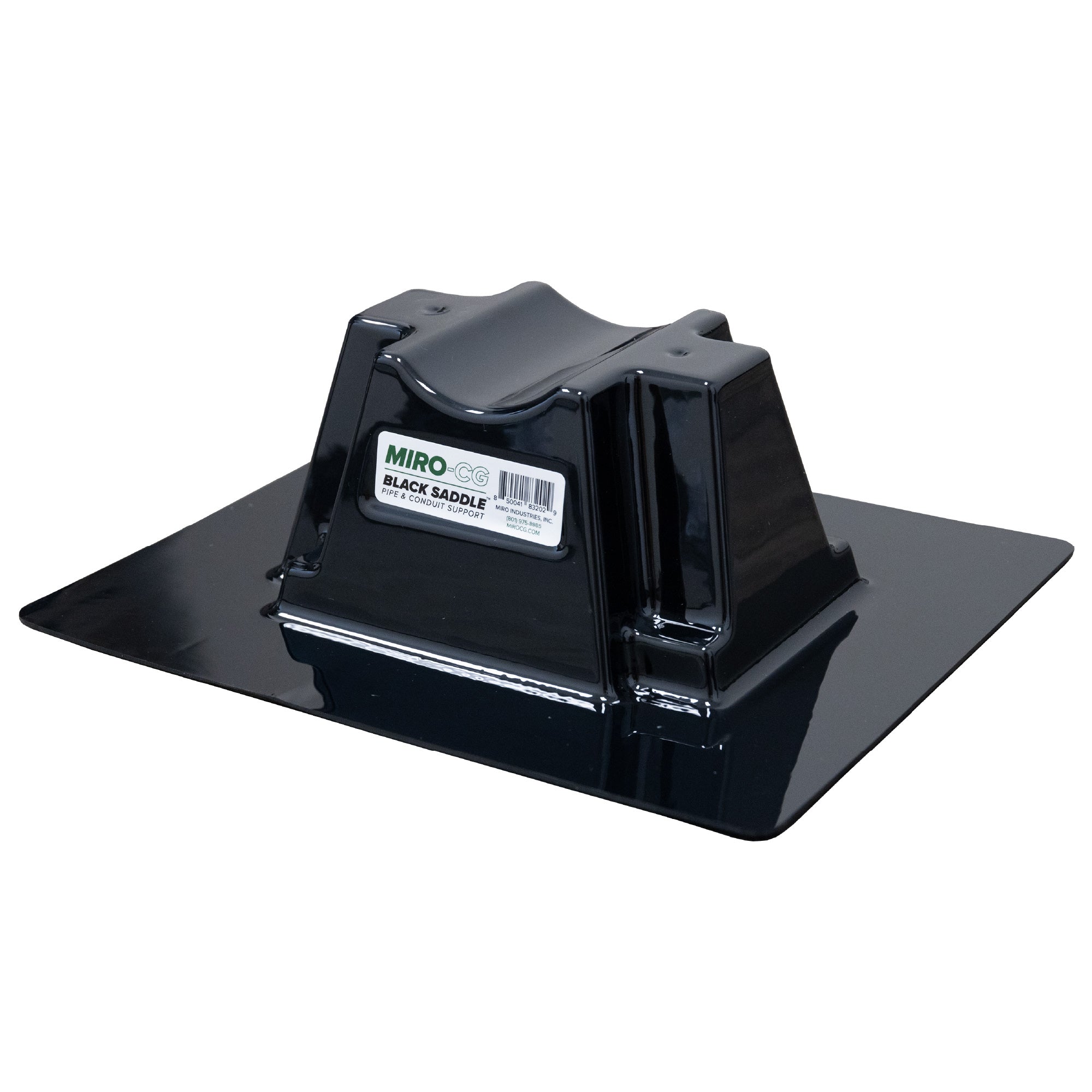 Black Saddle Rooftop Pipe Support – MIRO-CG Rooftop Supports